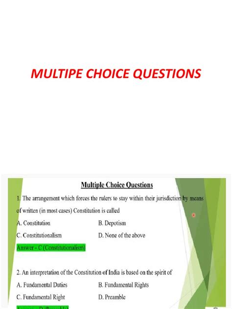 Multipe Choice Qustions Pdf