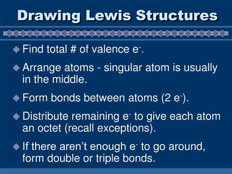 Ppt Drawing Lewis Structures Powerpoint Presentation Free Download Id