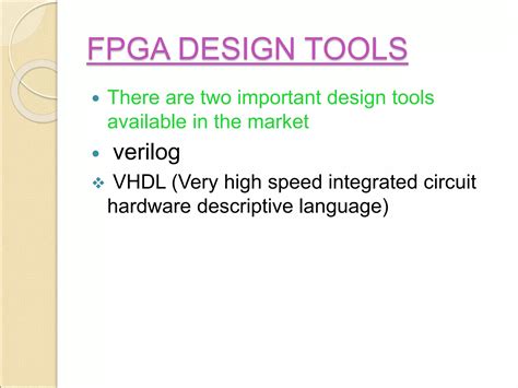 Asic Vs Fpgappt Programming Languages Computing