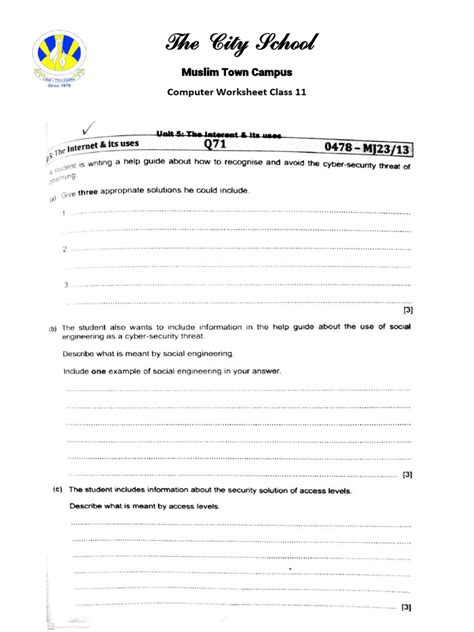 Worksheet Class 11 Computor 31 10 2024 Pdf