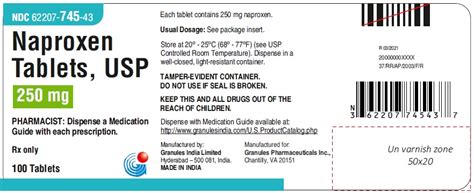 Naproxen Naproxen Sodium Tablet