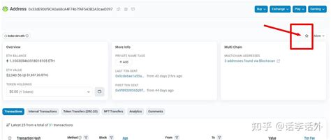链上数据分析指南系列之：etherscan最常用的功能及使用技巧和方法总结 知乎