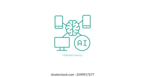 Federated Learning Secure Decentralized Ai Model Stock Vector Royalty Free 2590917277