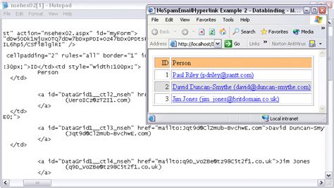 NoSpamEmailHyperlink Implementation CodeProject