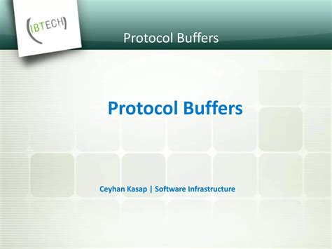 Protocol Buffers Ppt