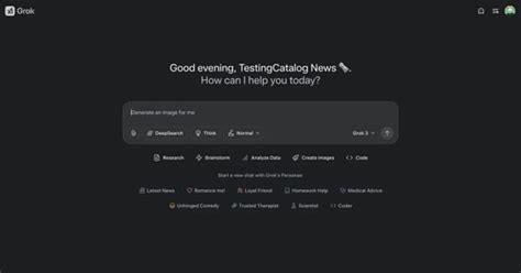 XAI Debuts Grok Personas From News To Unhinged And Romance