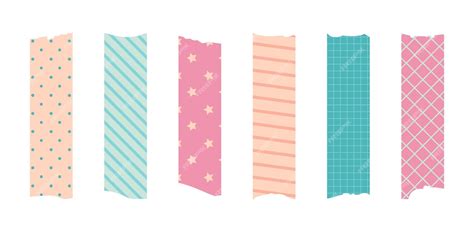 Набор малярных лент washi. симпатичный скотч-бумажный стикер для ...