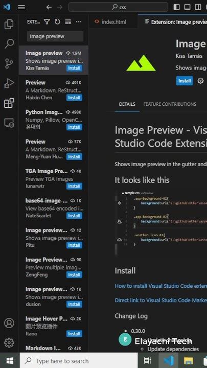 Useful Vscode Extension Image Preview 🤩🤩🤩 Webdevelopment Vscode Coding Webdesign Youtube