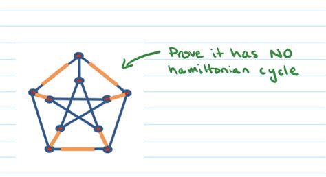 solved by an expert prove it has no hamiltonian cycle it does have a