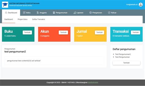 Aplikasi Web Perpustakaan Sekolah Murdeni