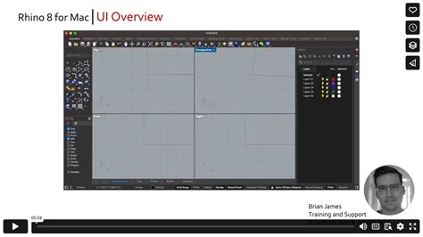 Designstrategies Rhino 8 For Mac Overview Of User Interface By Brian James 5min Designstrategies Rhino 8 For Mac Overview Of User Interface By Brian James 5min