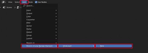 Using Render Elements Pencil 4 Line For Blender