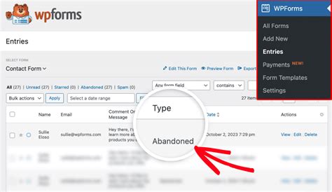 Form Abandonment Addon WPForms