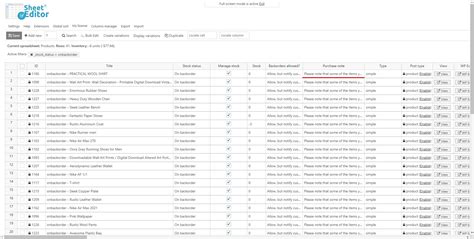 WooCommerce How To Bulk Enable Or Disable Backorders