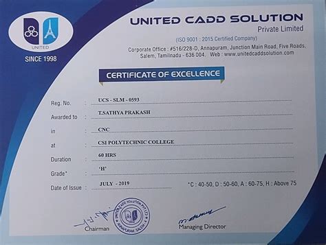 Cnc Programming In United Cadd Sathya Prakash T
