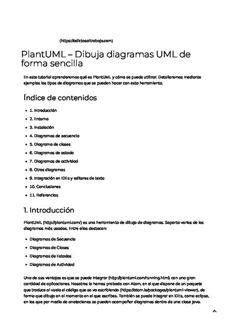 tutorial de plantuml diagramas uml sencillos y ejemplos prácticos