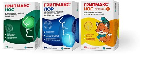 Линейка продуктов Грипмакс®