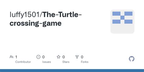The Turtle Crossing Game Main Py At Main Luffy The Turtle Crossing Game GitHub