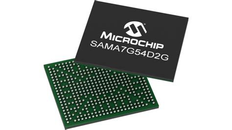 Microchip Sama7g54d2gt I4ub Sl3 Arm Cortex A7 Microprocessor Sama7g5 16bit Arm 1ghz 427 Pin
