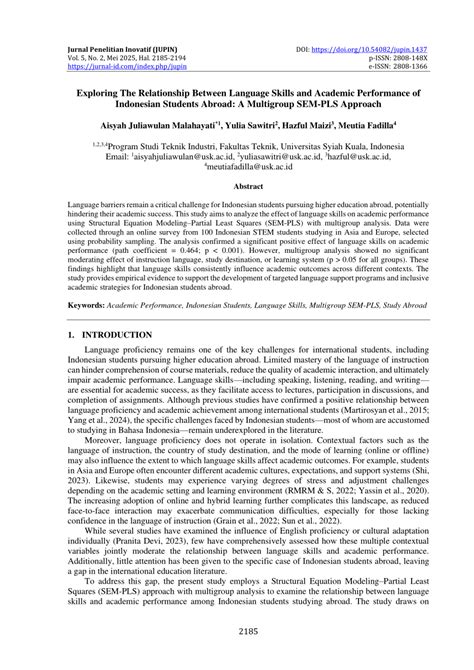 Pdf Exploring The Relationship Between Language Skills And Academic