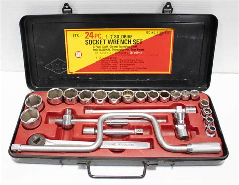 24 Piece Itc ½” Drive Socket Set 24 Piece Itc ½” Drive Socket Set