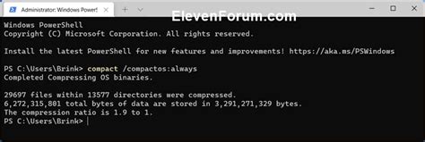 Enable Or Disable Compact Os In Windows 10 And Windows 11 Windows 11