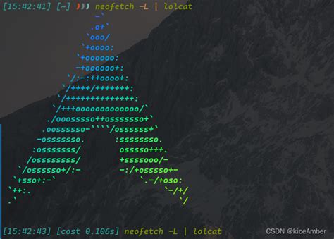 linux 自定义 neofetch 的输出信息 csdn博客