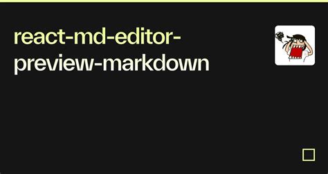 @uiw/react-md-editor examples - CodeSandbox