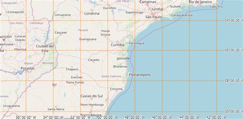 Map Graticule In Utm Projections Openlayers Geographic Information