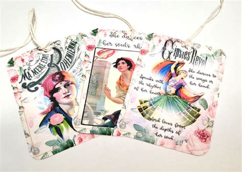 Gypsy T Tags Variety Set 9 Beautiful Gypsies Positive Gypsy Text