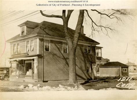1211 Congress Street Portland 1924 Maine Memory Network