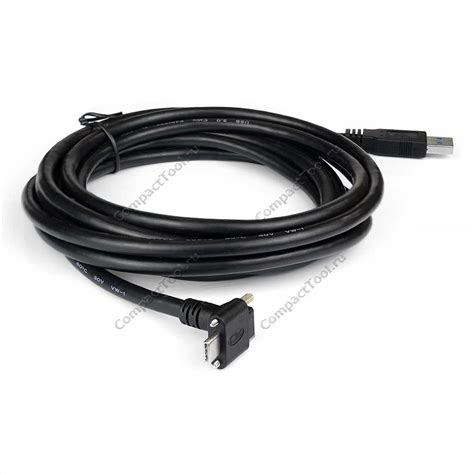 Кабель Usb 3 0 Type A Usb 3 1 Type C угловой 90° с винтовым креплением купить оптом и в