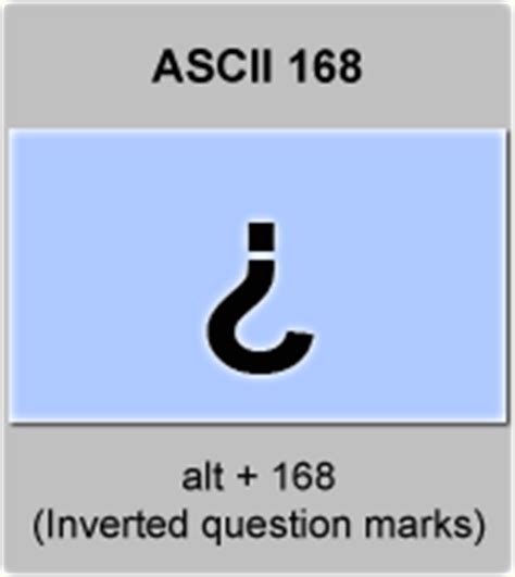 ASCII Code Inverted Question Marks American Standard Code For Information Interchange The