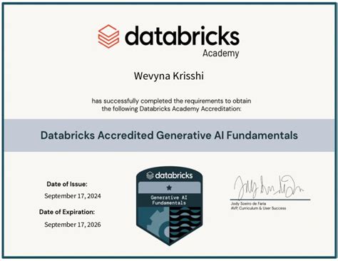 Im Excited To Share That Ive Successfully Completed The Databricks Fundamentals Accreditation