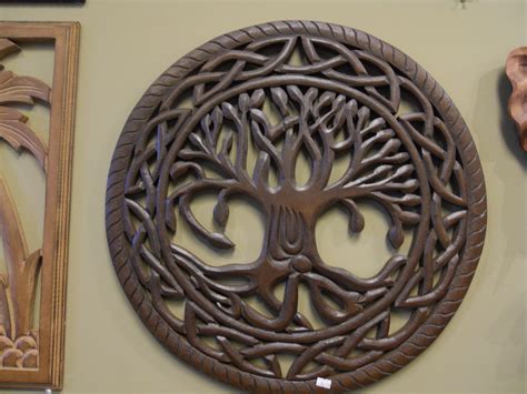 Article Tree Of Life Wood Carving Wall Art