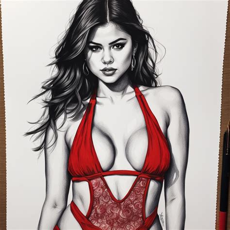 Selena Gomez Ai Generated Artwork Nightcafe Creator