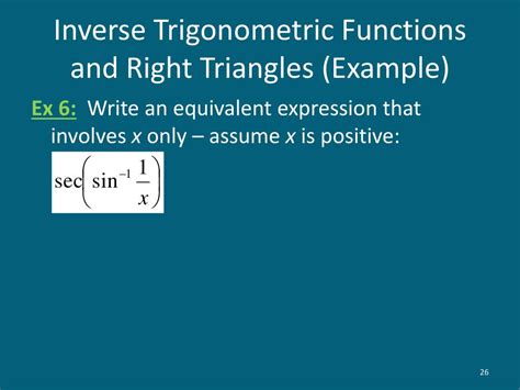 PPT Inverse Trigonometric Functions PowerPoint Presentation Free Download ID 5371416
