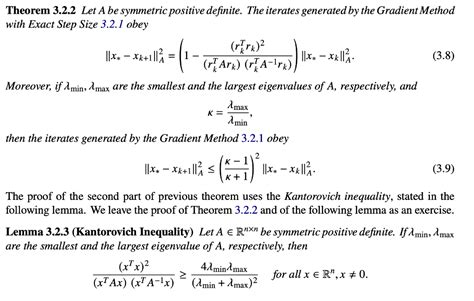 Solved Theorem 322 Let A Be Symmetric Positive Definite