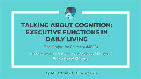 Talking About Cognition Executive Functions In Daily Living Ppt