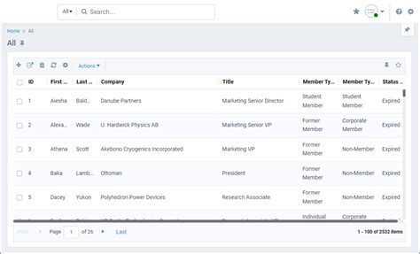 Setting Compact Mode Option For Views Aptify Support