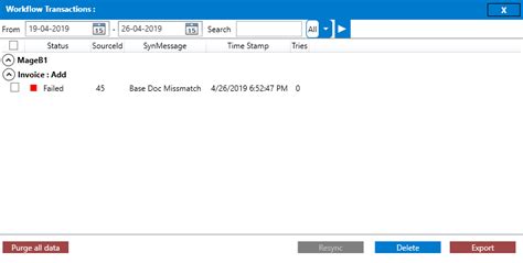 Invoice Add APPSeCONNECT Product Docs