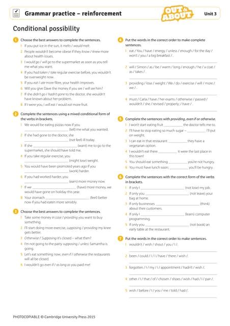 Unit 3 Grammar Practice Standard Pdf