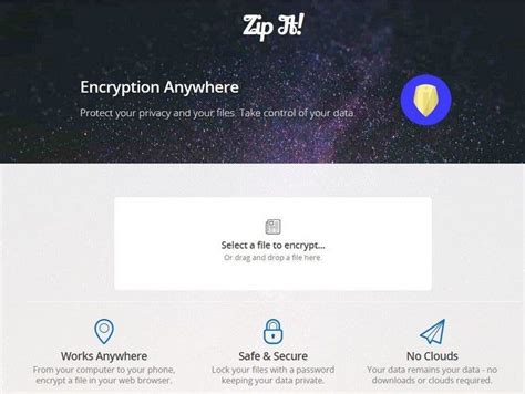 Add A Password To Any File From Your Browser With Zip It