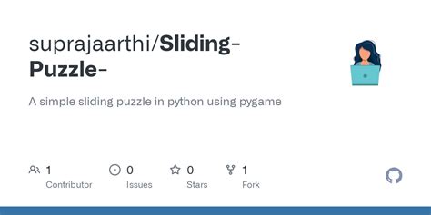 Github Suprajaarthisliding Puzzle A Simple Sliding Puzzle In Python Using Pygame
