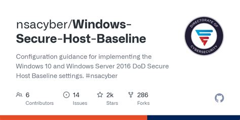 Github Nsacyberwindows Secure Host Baseline Configuration Guidance