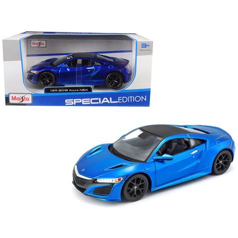 Maisto 31234bl 1 24 Scale 2018 Acura Nsx Diecast Model Car Blue With