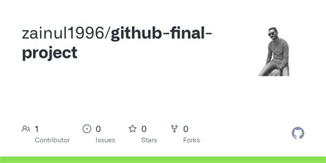 Github Zainul1996github Final Project