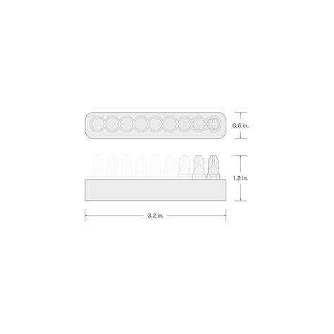 1 4 In Clutch And Spanner Security Bit Set With Rail Hardwareandtools Online Store