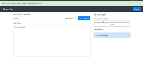 Github Krishnvamsi Regex Query Tool