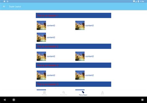 android create a recyclerview with a centered column with constant